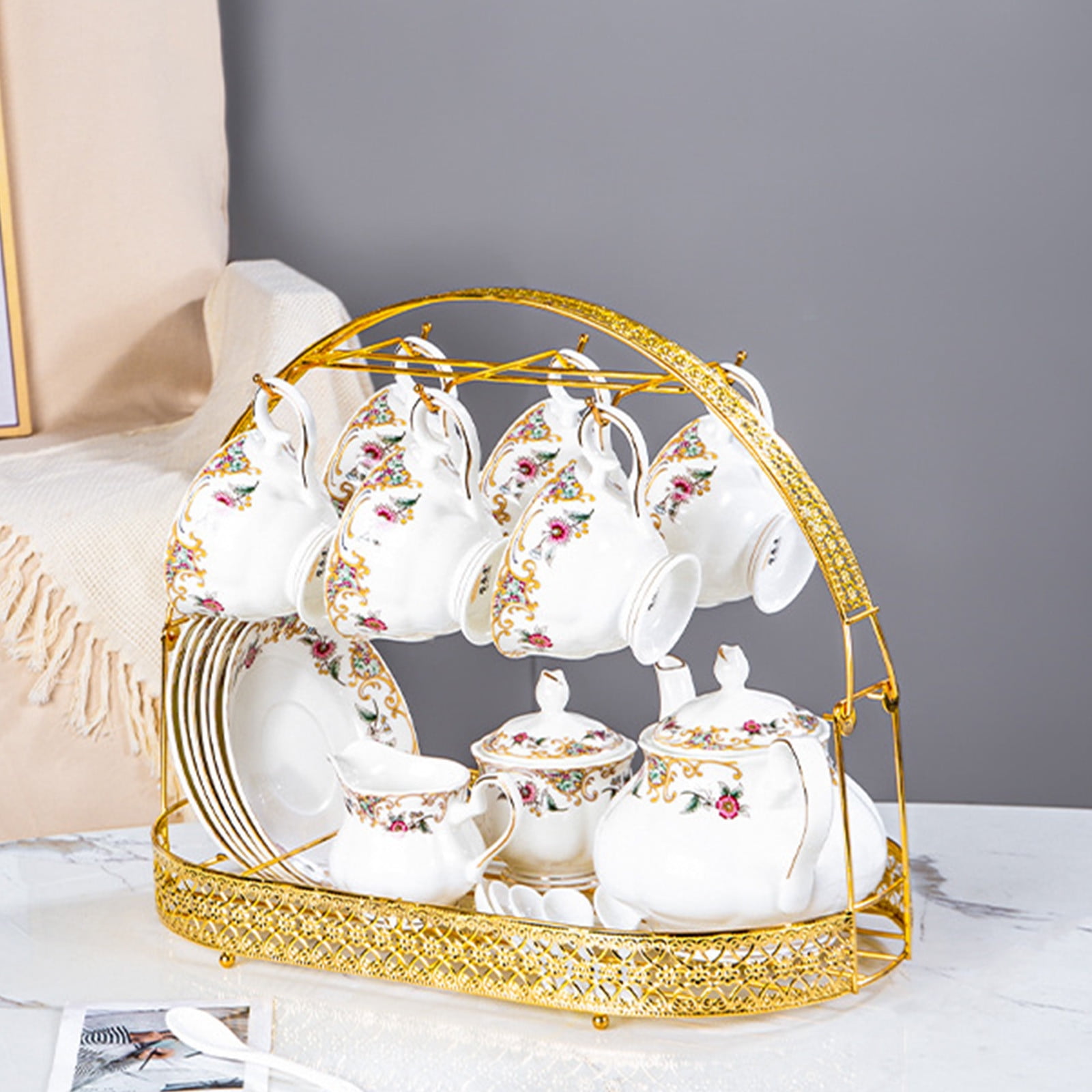 Kitchen Organizers And Storage Gnobogi 15-head Coffee Cup Holder, Cup ...