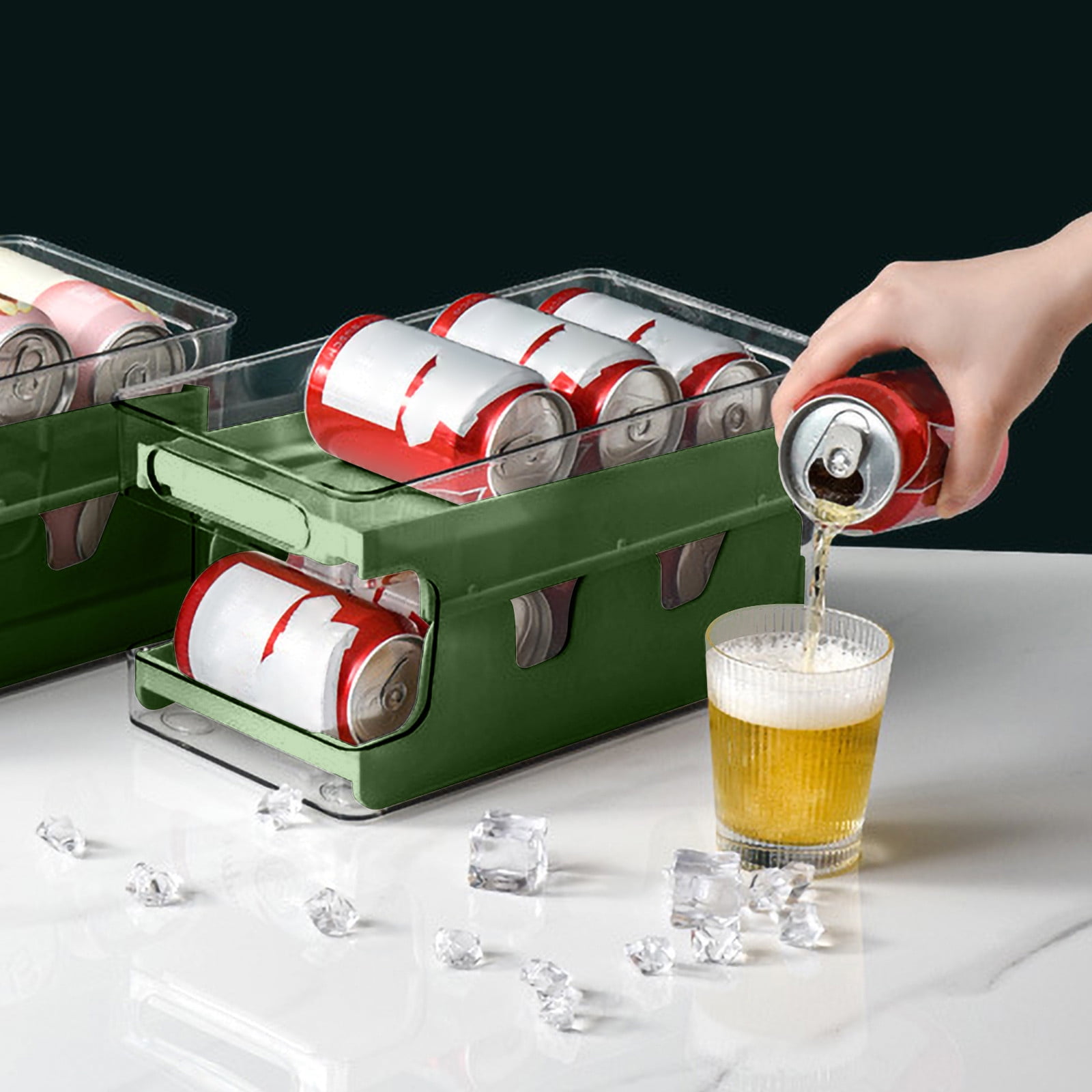 Kitchen Organizers and Storage Refrigerator Double-layer Automatic ...