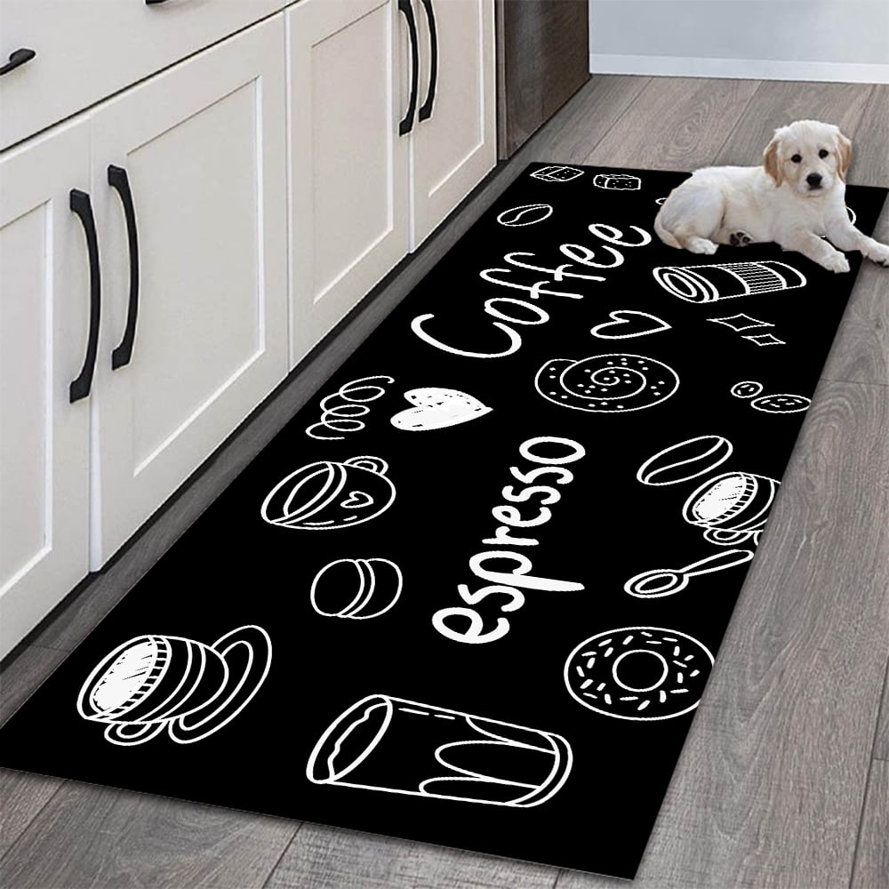 Kitchen PCV Mat 1PC Cutlery Fork Knife Spoon Carpet Kitchen Floor Mats ...