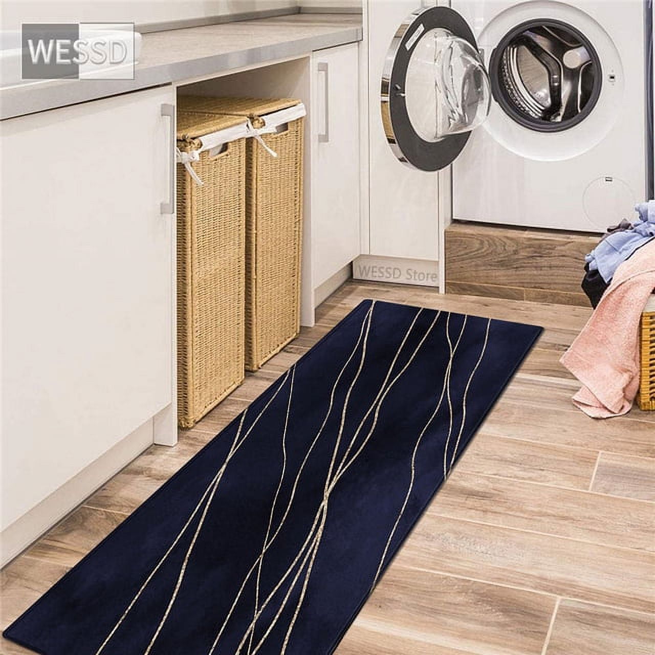 Kitchen PCV Mat Abstract Kitchen Rugs Runner Long Mats In The Bathroom ...