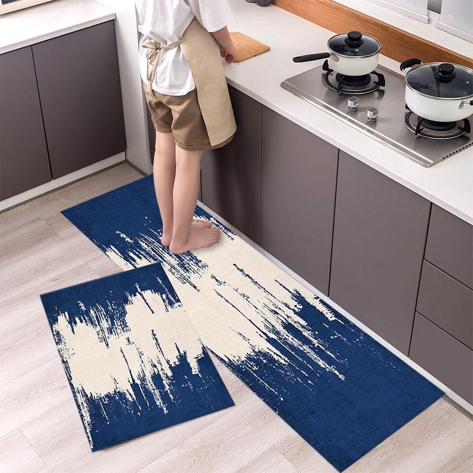 Kitchen PCV Mat Bedroom Entrance Doormat Hallway Bathroom Door Foot Rug ...