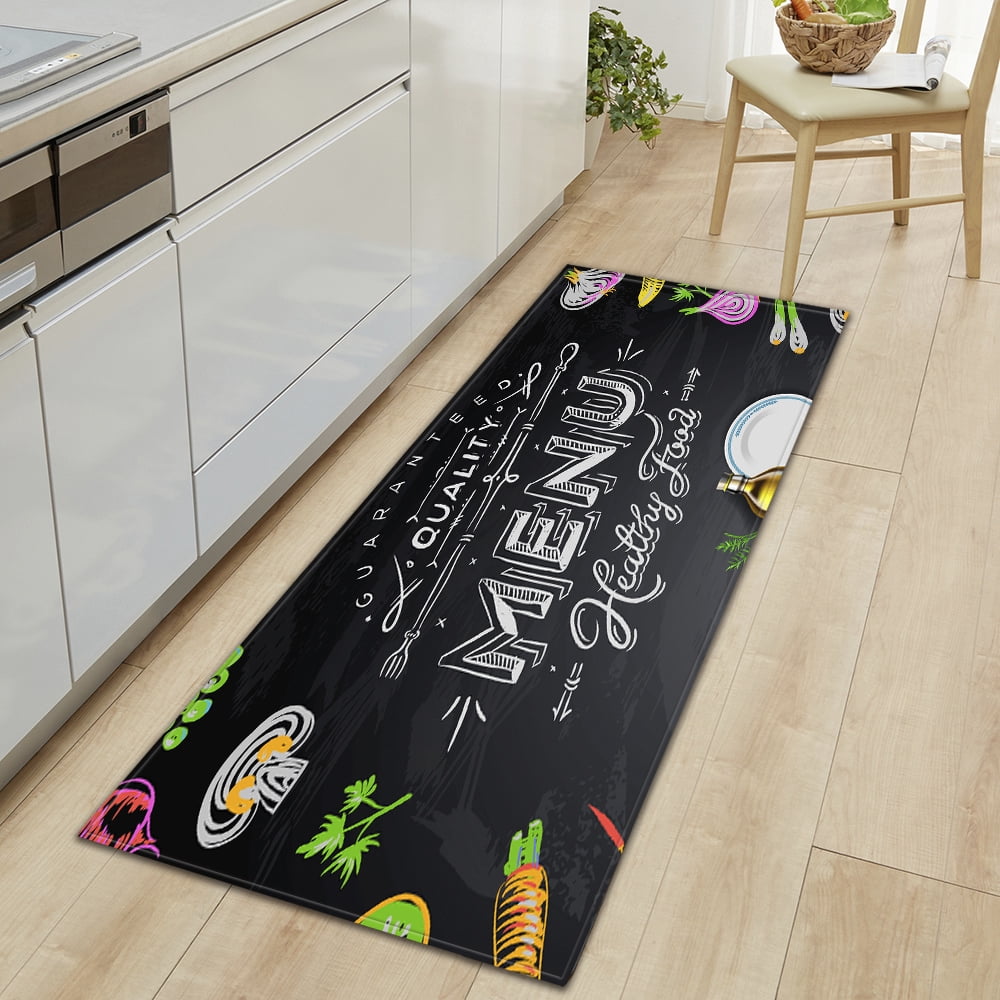 Kitchen PCV Mat Bedroom Living Room Floor Entrance Doormat Home Hallway ...