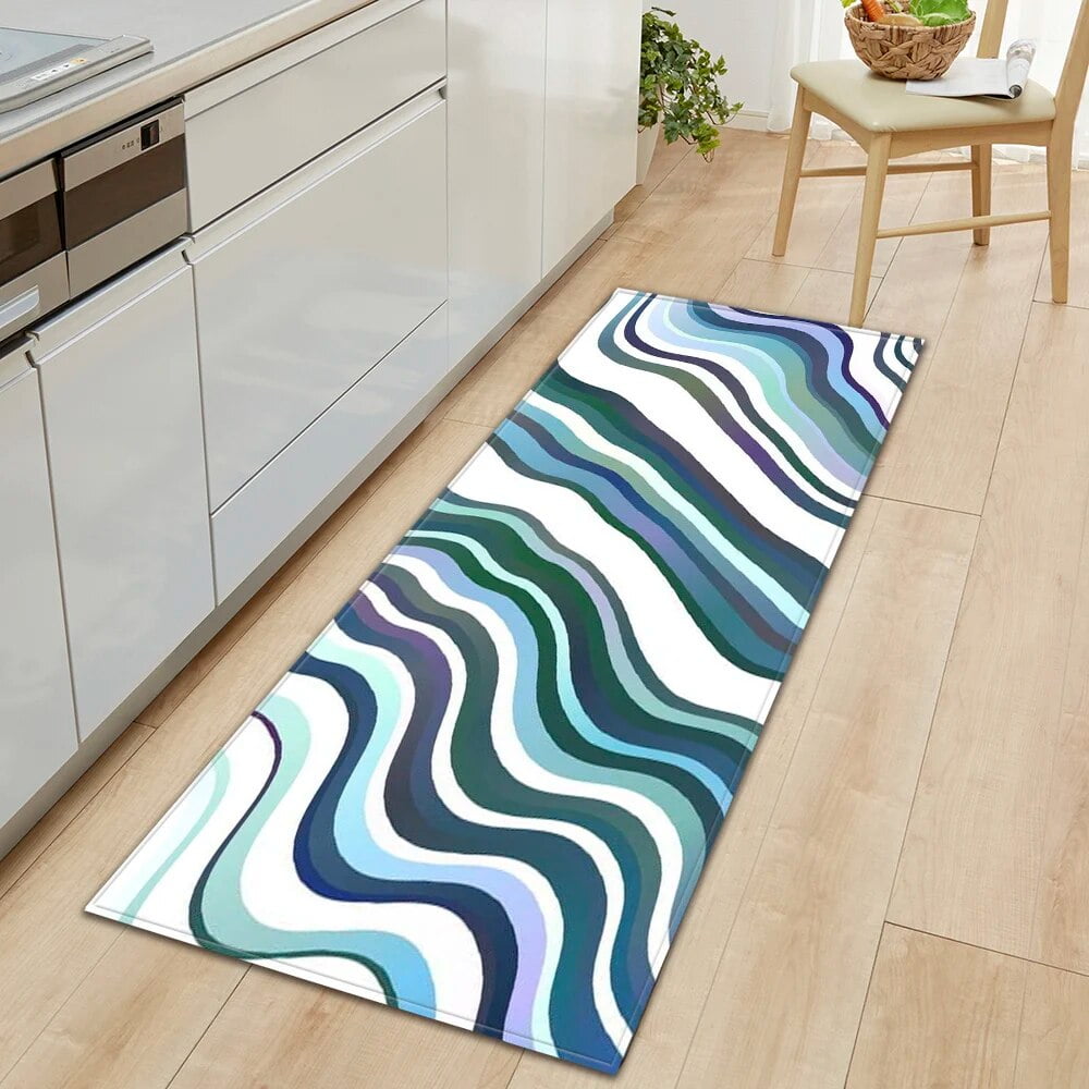 Kitchen PCV Mat Bohemian Decor Floor Mats Kitchen Entrance Door ...