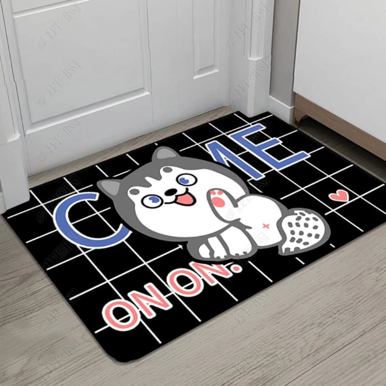 Kitchen PCV Mat Cartoon Home Hallway Entrance Doormat Balcony Bathroom ...
