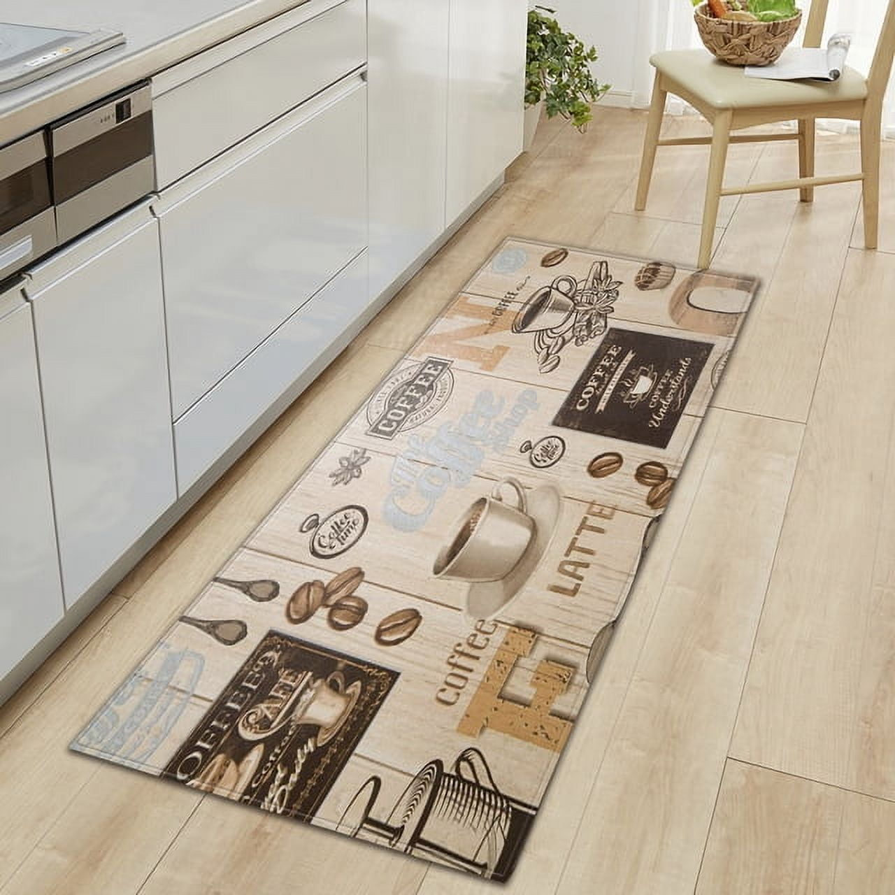 Kitchen PCV Mat Coffee Home Hallway Entrance Doormat Living Room ...