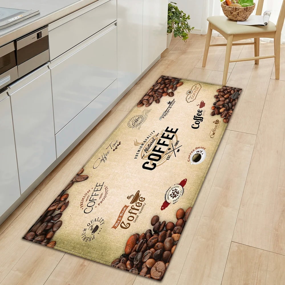 Kitchen PCV Mat Door Mats Tea Restaurant Coffee Room Decorative Living ...