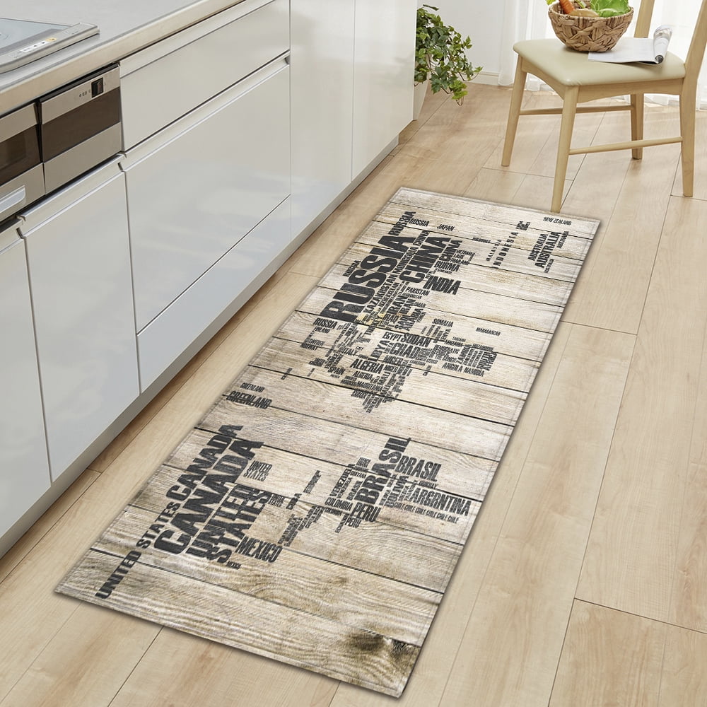 Kitchen PCV Mat Entrance Doormat Bedroom Living Room Floor Home Hallway ...