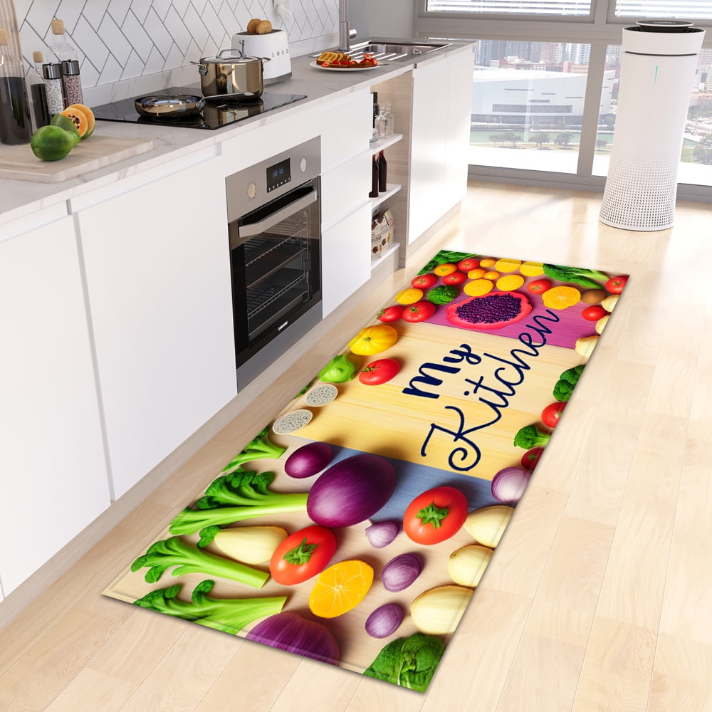 Kitchen PCV Mat Entrance Doormat Hallway Foot Rug Living Room Home ...