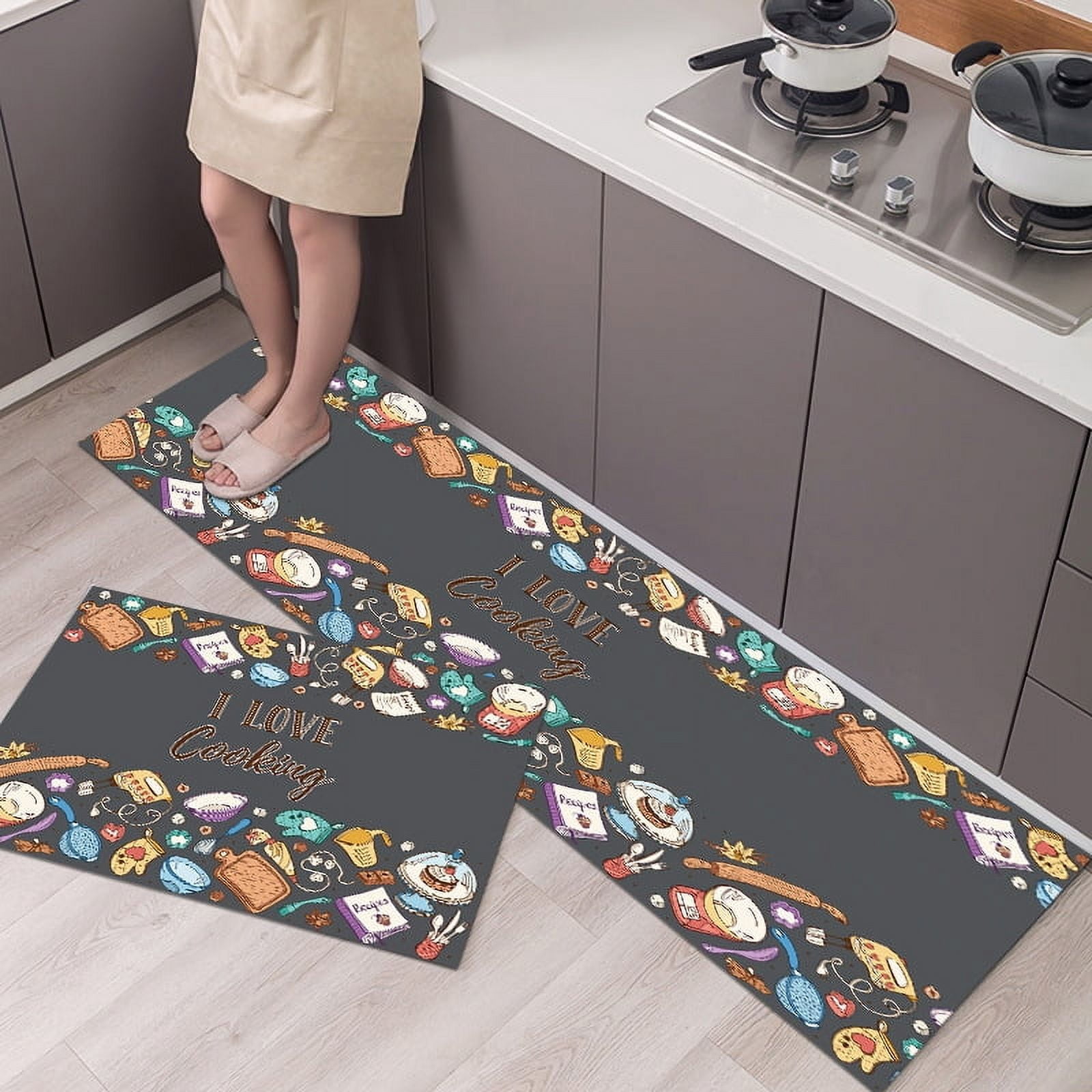 Kitchen PCV Mat Foot Mat Doormat Entrance Door Mat for Bathroom and ...