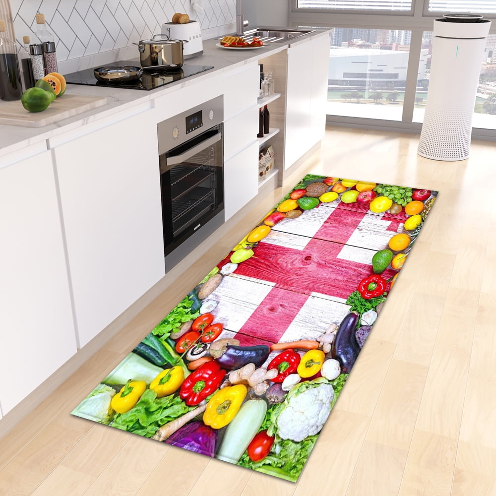 Kitchen PCV Mat Kitchen Carpet Entrance Doormat Home Bedroom Floor ...