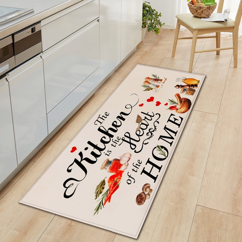 Kitchen PCV Mat Kitchen Rug Home Living Room Balcony Bedroom Floor ...