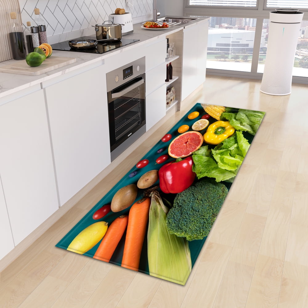 Kitchen PCV Mat Kitchen Rugs Entrance Doormat Home Living Room Bedroom ...