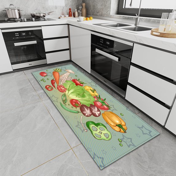 Kitchen PCV Mat Kitchen door mat decoration bedroom carpet bathroom ...