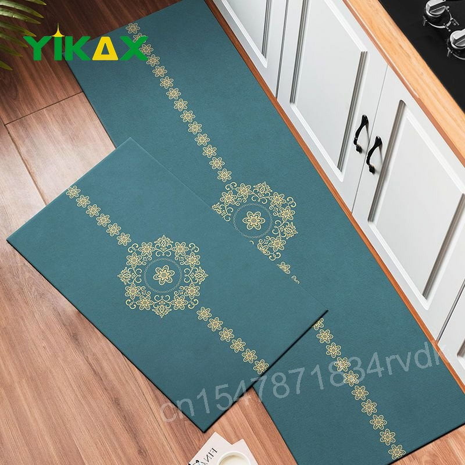 Kitchen PCV Mat Living Room Carpet Decor Doormat for Bathroom Bedroom ...