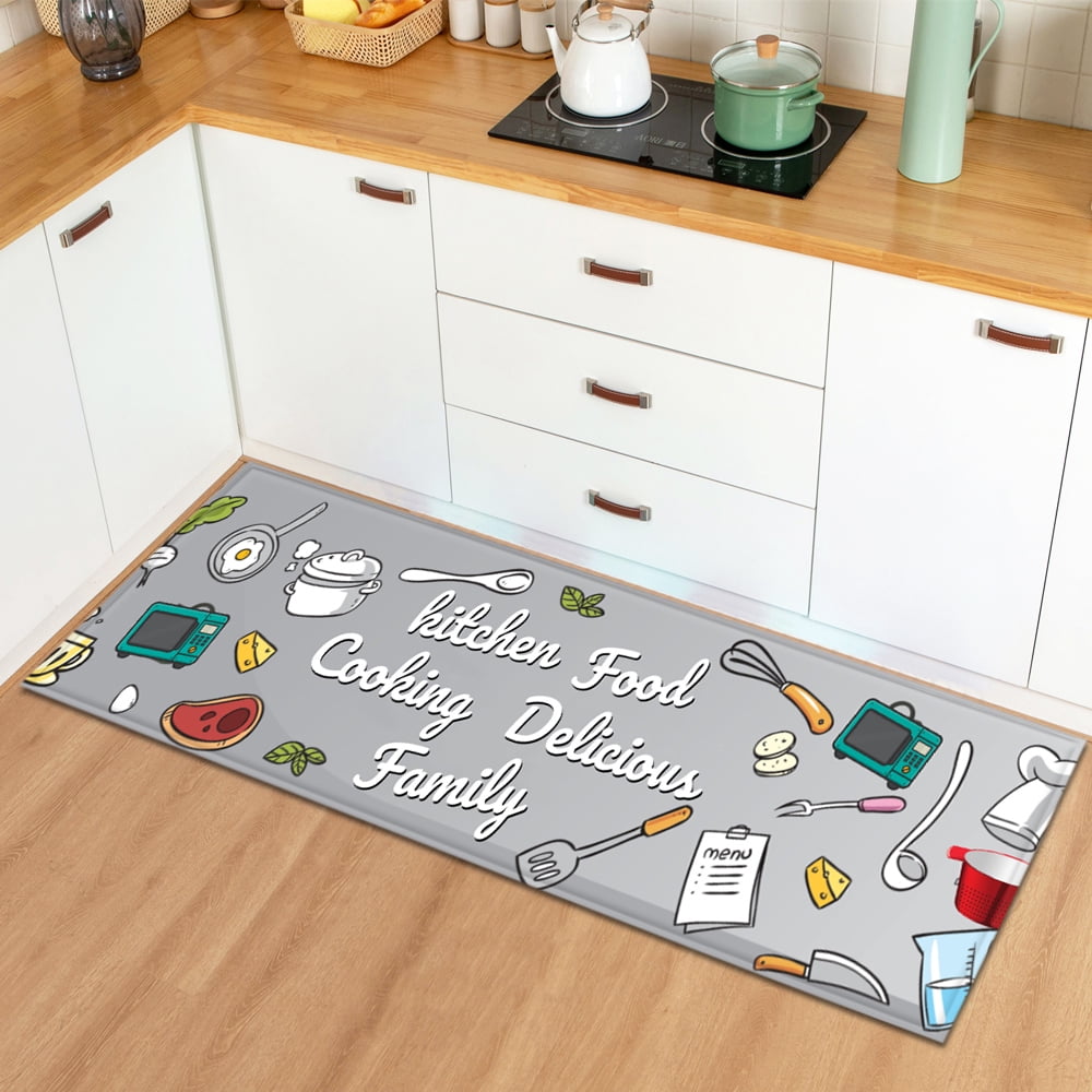 Kitchen PCV Mat Modern Bathroom Door Foot Carpet Entrance Doormat Home ...