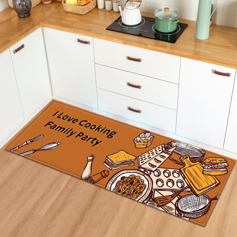 Kitchen PCV Mat Modern Bathroom Door Foot Carpet Entrance Doormat Home ...