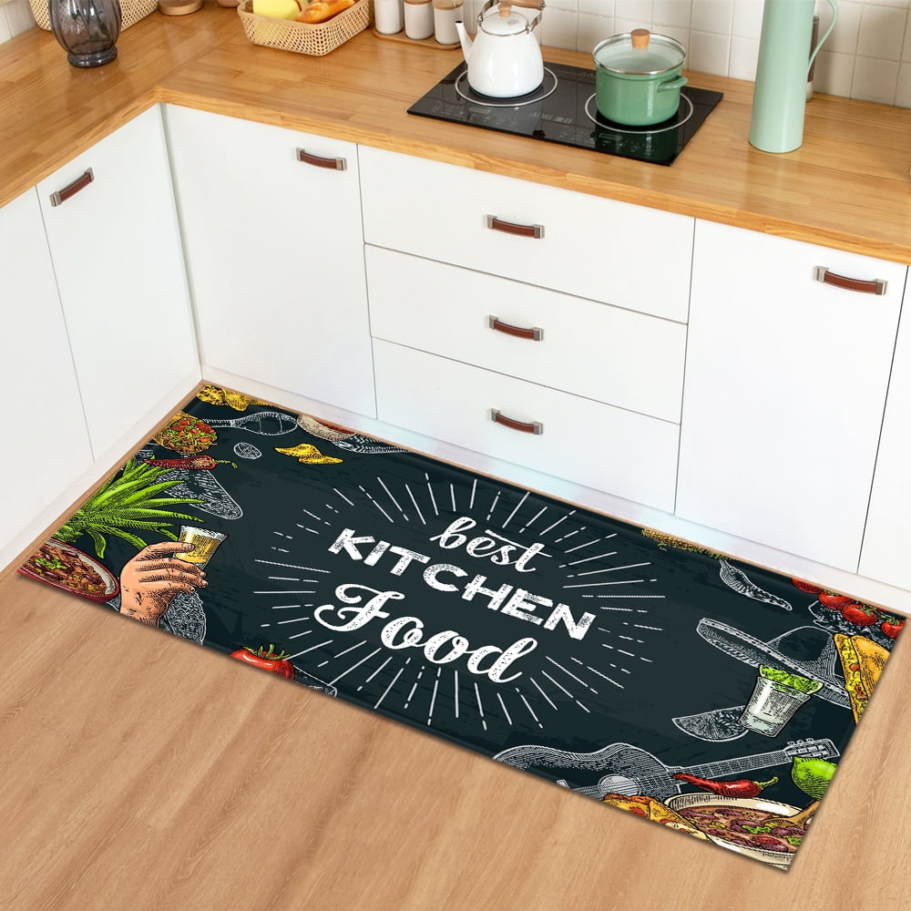 Kitchen PCV Mat Modern Bathroom Door Foot Carpet Entrance Doormat Home ...