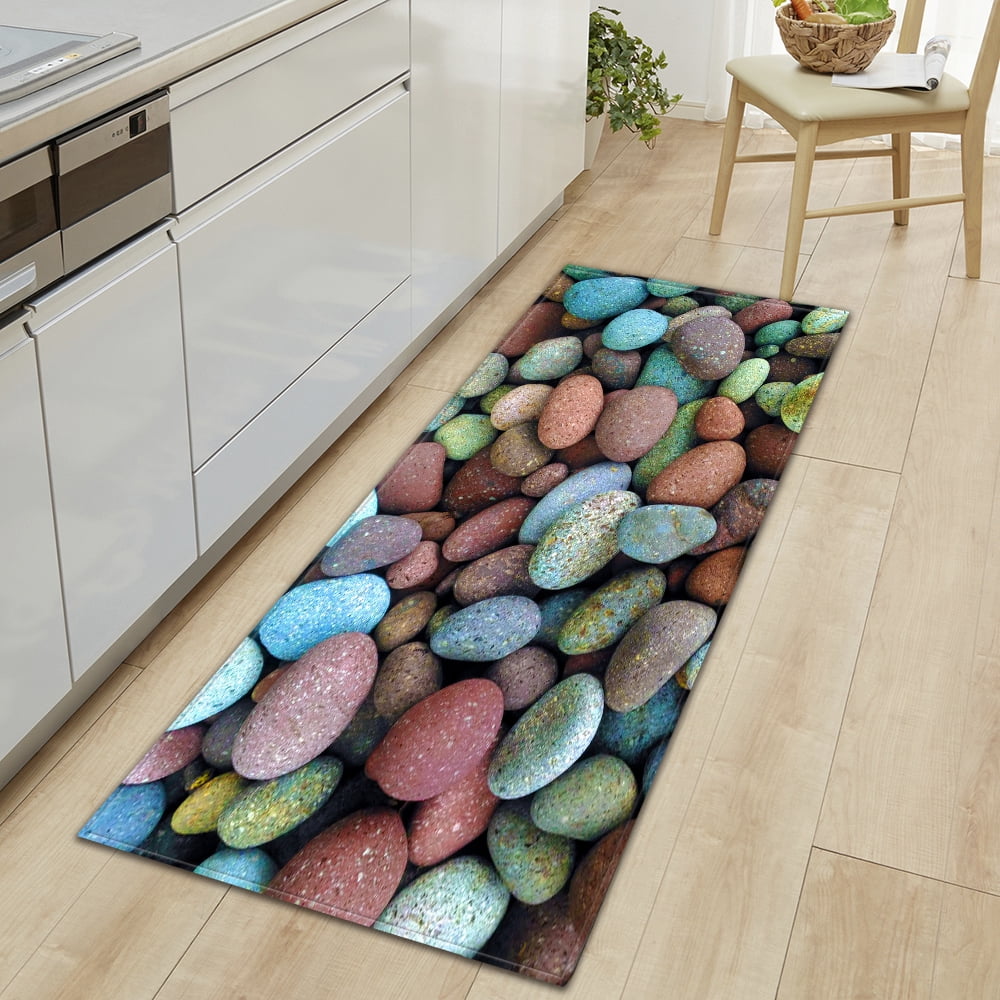 Kitchen PCV Mat Modern Bathroom Entrance Doormat House Hallway Foot Rug ...