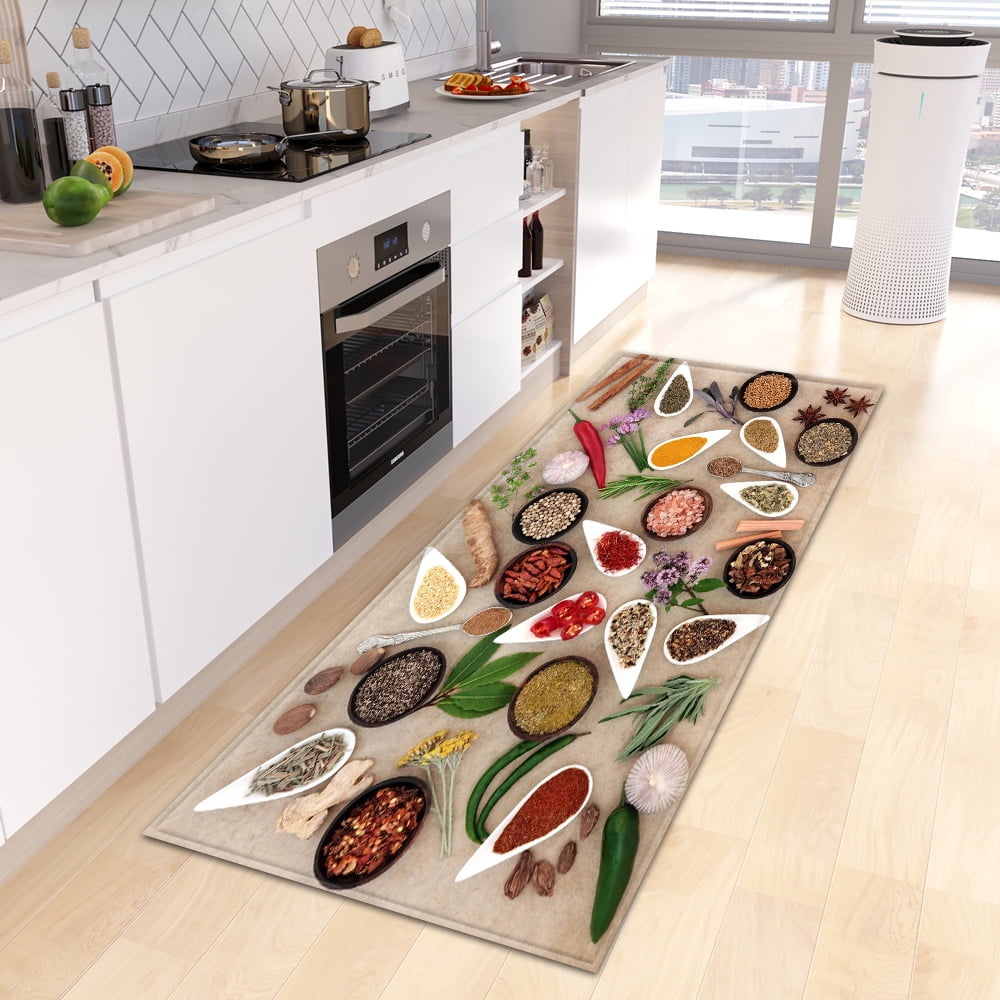 Kitchen PCV Mat Modern Entrance Doormat Bedroom Foot Carpet Living Room ...