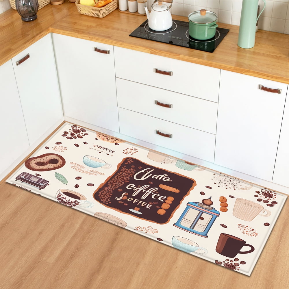 Kitchen PCV Mat Modern Hallway Entrance Doormat Bathroom Foot Rug Home ...