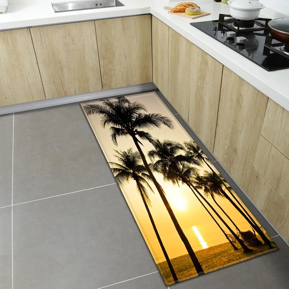 Kitchen PCV Mat Modern Home Entrance Doormat Bedroom Living Room Floor ...