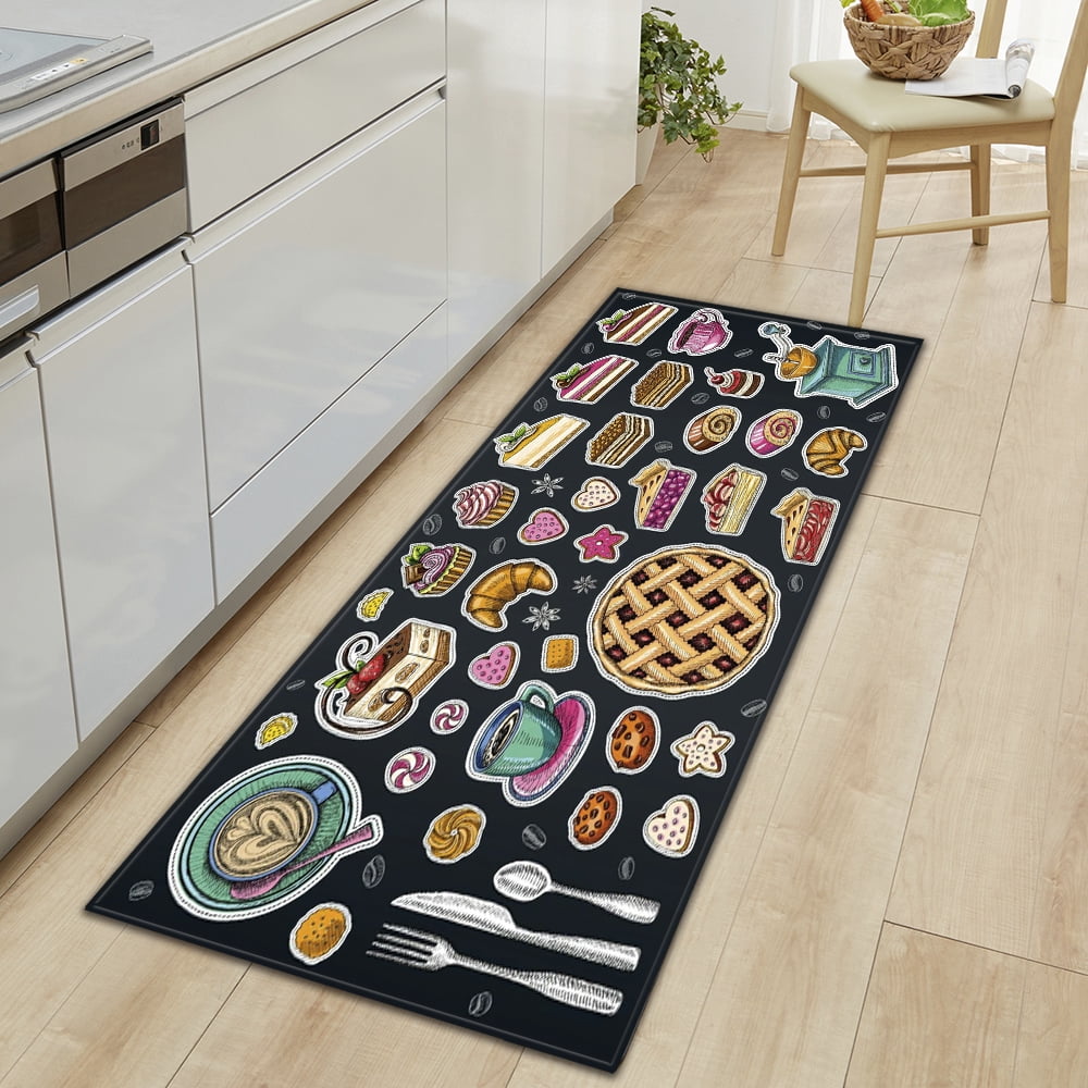 Kitchen PCV Mat Modern Home Entrance Doormat Living Room Bedroom Floor ...
