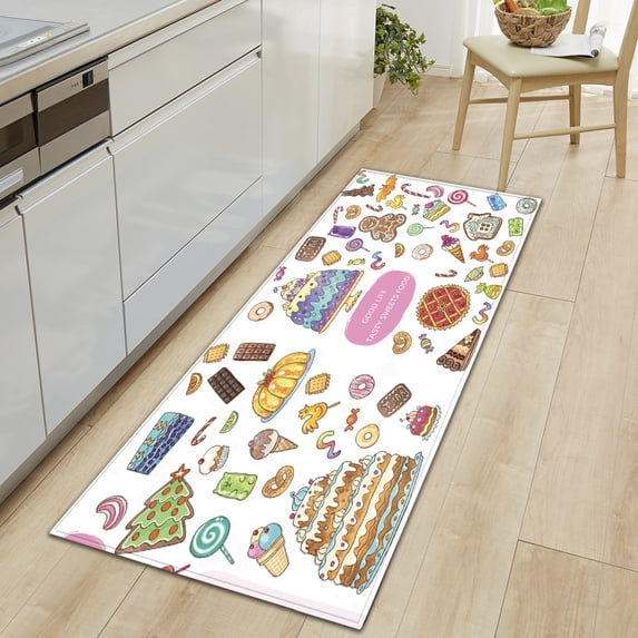 Kitchen PCV Mat Modern Home Entrance Doormat Living Room Bedroom Floor ...