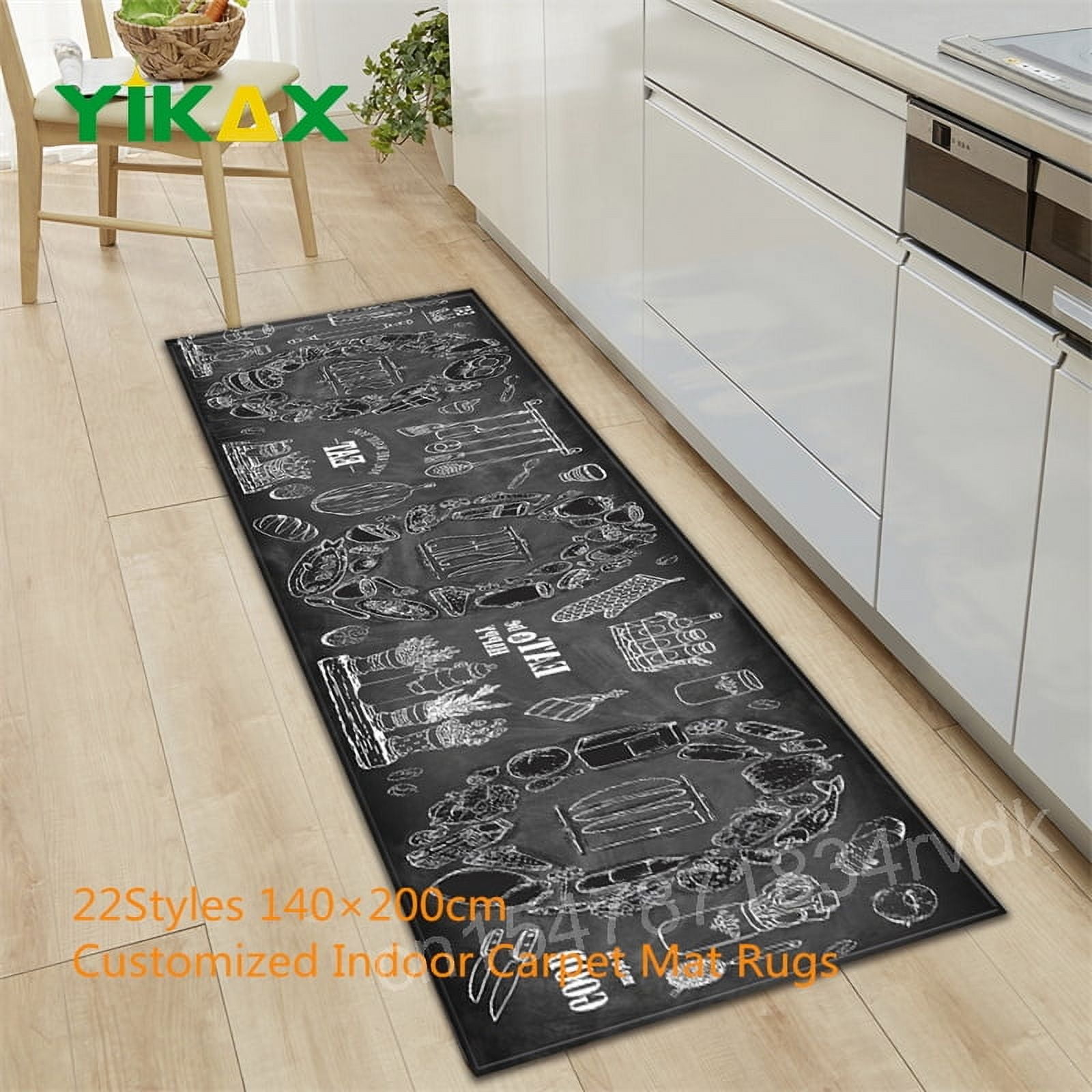 Kitchen PCV Mat Modern Home Hallway Entrance Doormat Carpet Living Room ...