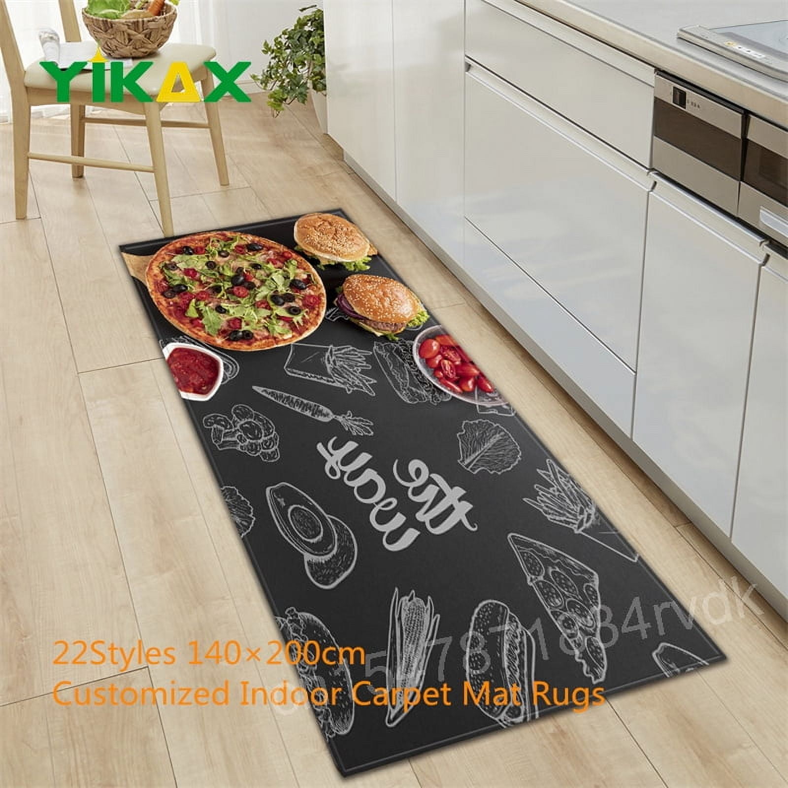 Kitchen PCV Mat Modern Home Hallway Entrance Doormat Carpet Living Room ...