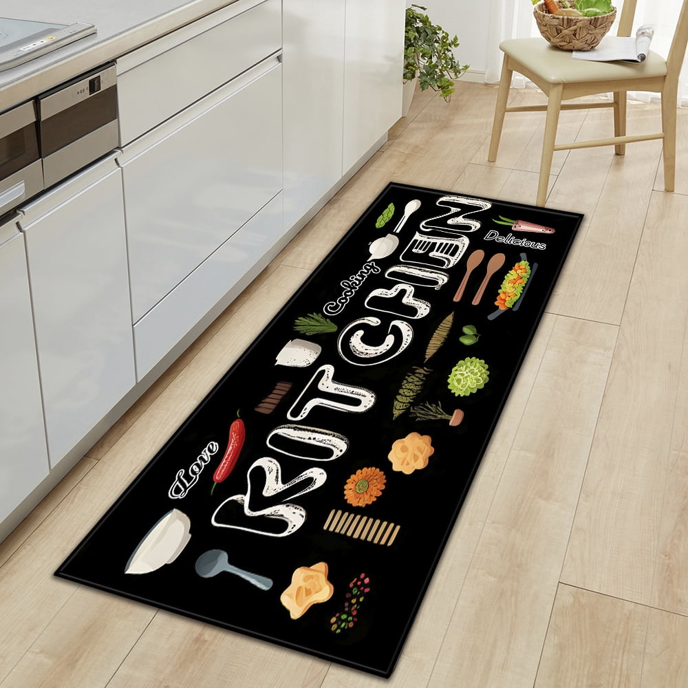 Kitchen PCV Mat Modern Home Hallway Entrance Doormat Living Room ...