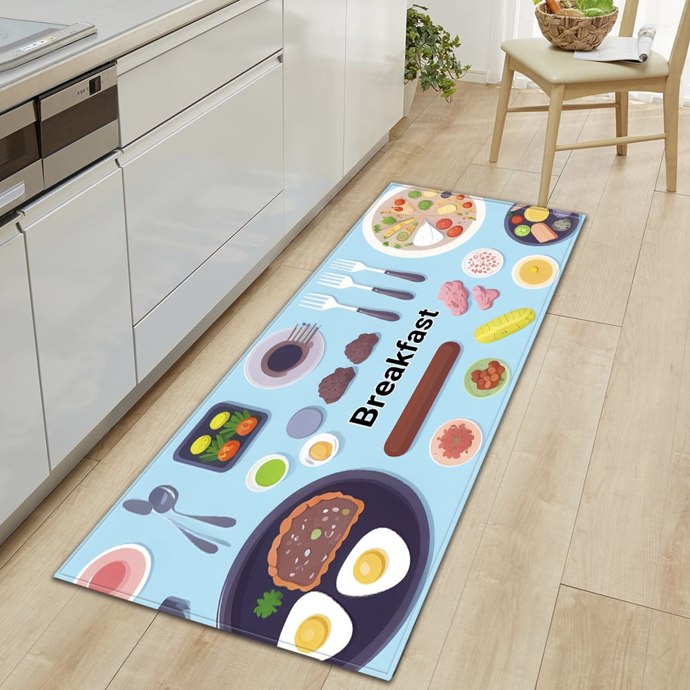 Kitchen PCV Mat Modern Home Hallway Entrance Doormat Living Room ...