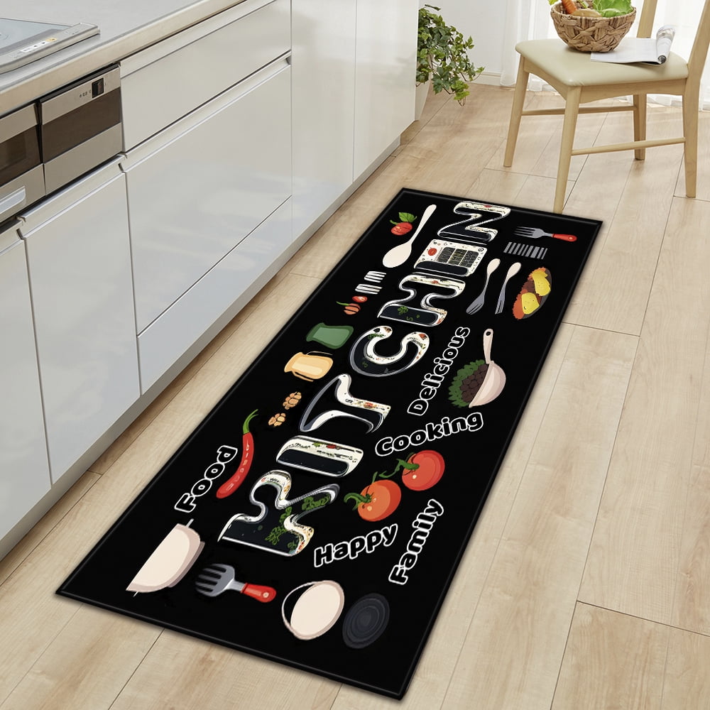 Kitchen PCV Mat Modern Home Hallway Entrance Doormat Living Room ...