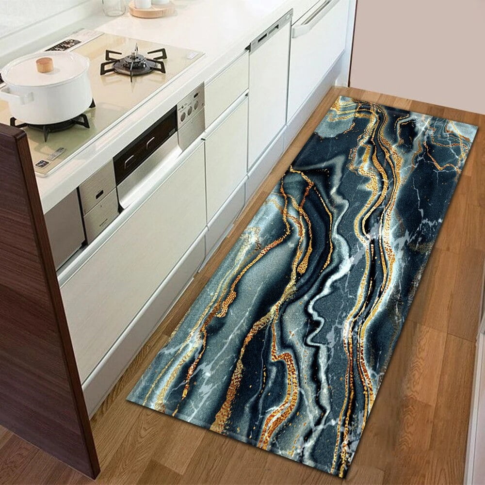 Kitchen PCV Mat Modern Kitchen Door Mat Bedroom Bedside Rug Bathroom ...