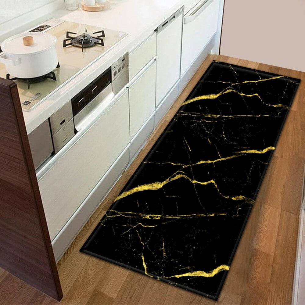 Kitchen PCV Mat Modern Kitchen Door Mat Bedroom Bedside Rug Bathroom ...