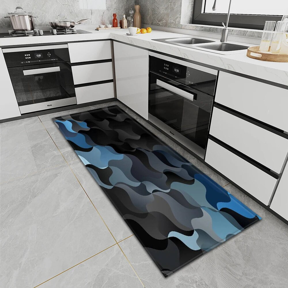 Kitchen PCV Mat Modern Kitchen Door Mat Decoration Bedroom Carpet ...