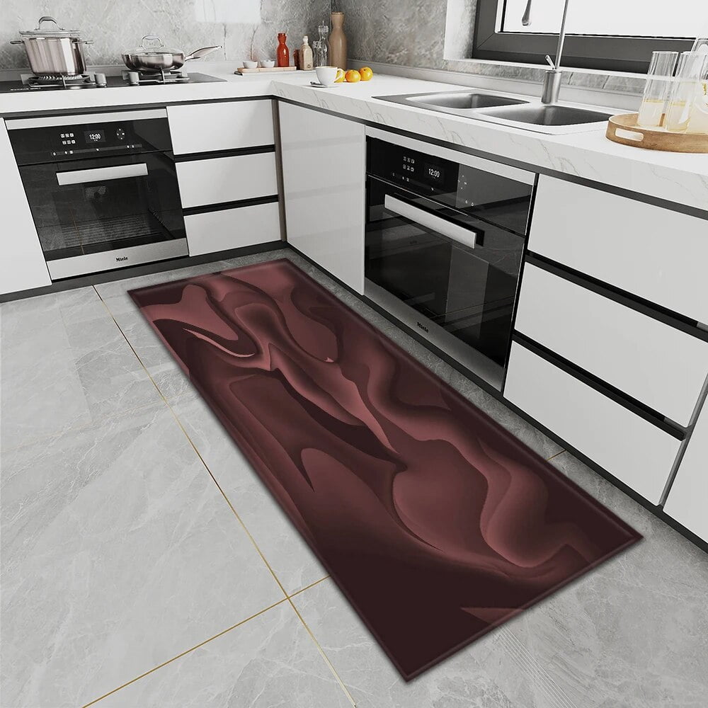 Kitchen PCV Mat Modern Kitchen Door Mat Decoration Bedroom Carpet ...