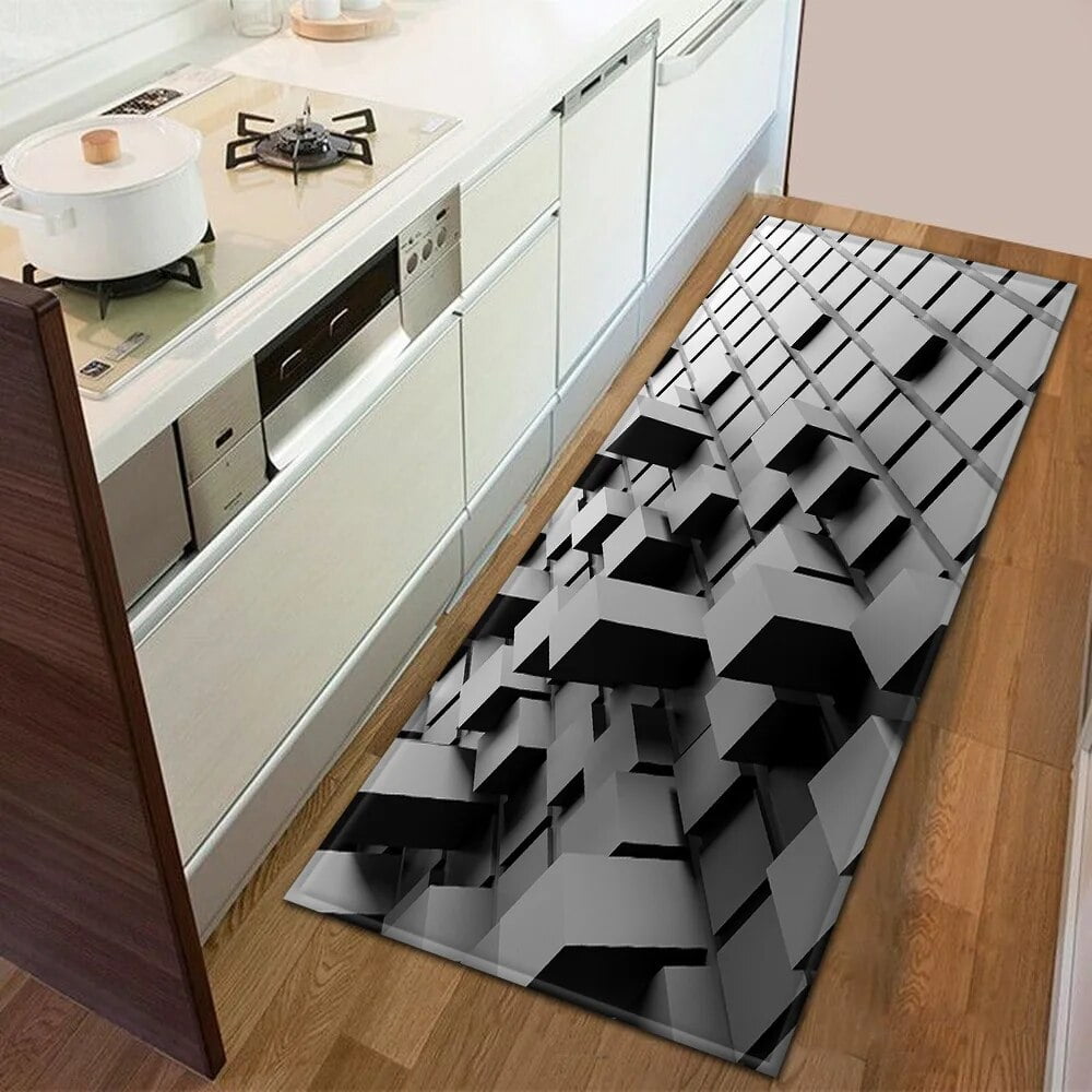 Kitchen PCV Mat Modern Kitchen Door Mat Decoration Bedroom Carpet ...