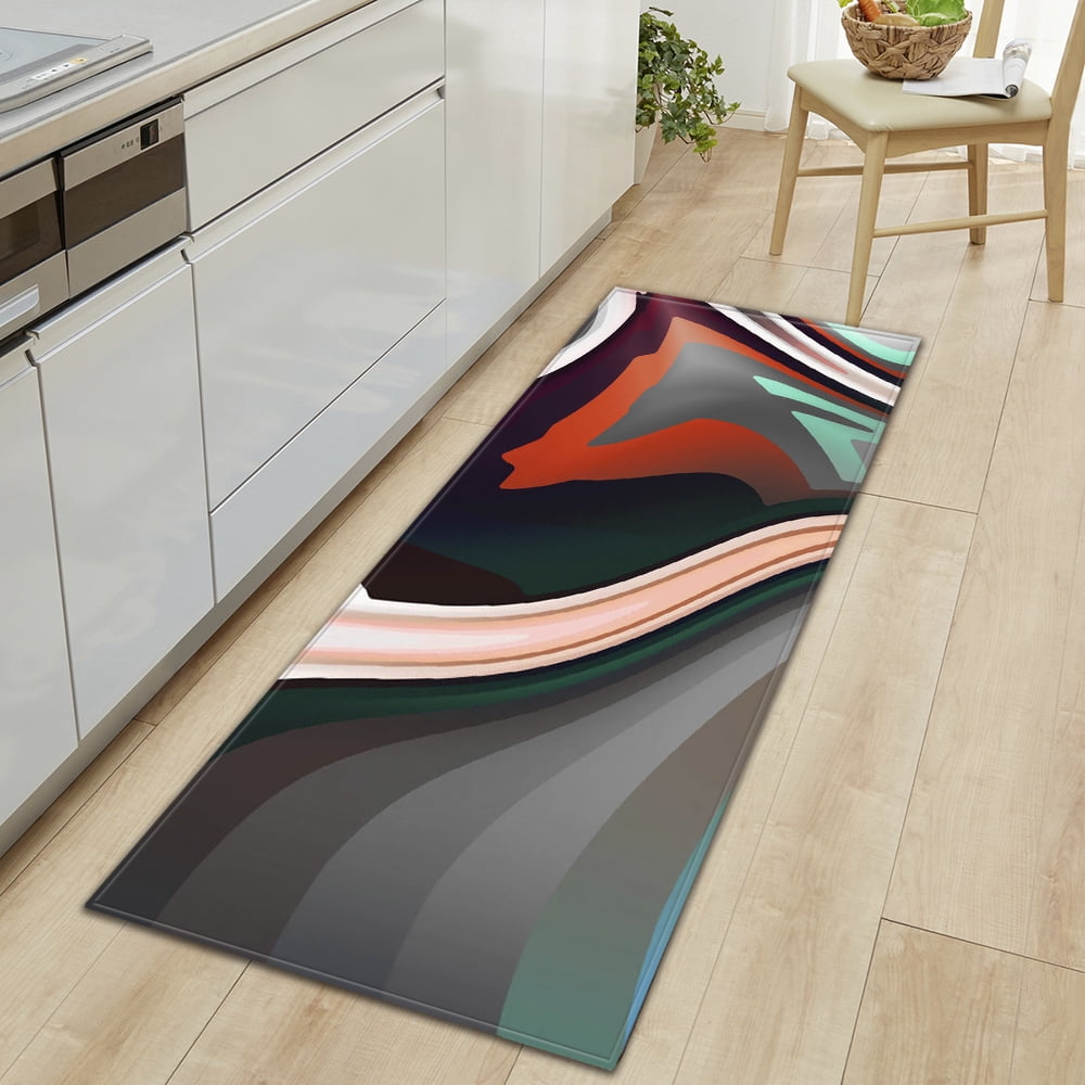 Kitchen PCV Mat Modern Kitchen Foot Mat Home Entrance Doormat Living ...