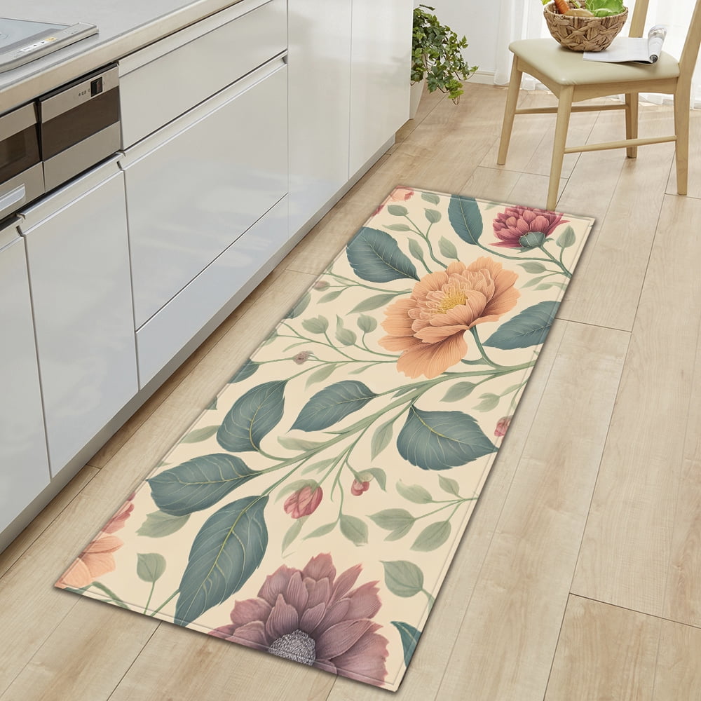 Kitchen PCV Mat Modern Kitchen Foot Mat Home House Living Room Children ...