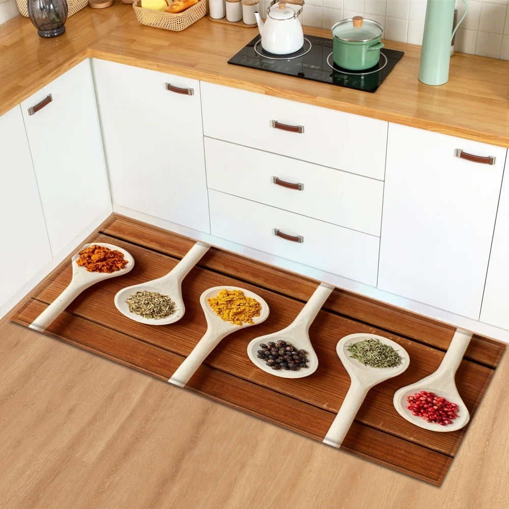 Kitchen PCV Mat Modern Kitchen Rug Entrance Doormat Home Bedroom Living ...