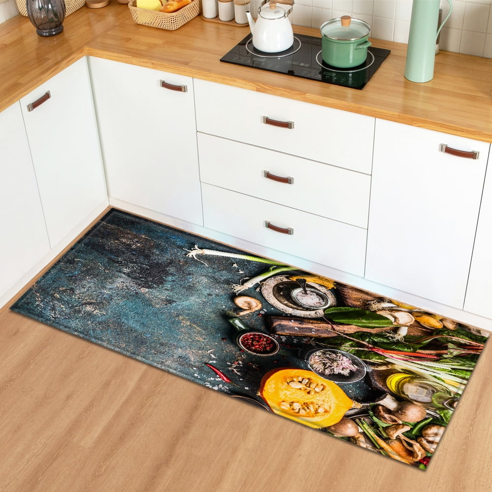 Kitchen PCV Mat Modern Kitchen Rug Entrance Doormat Home Bedroom Living ...