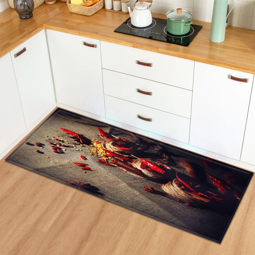 Kitchen PCV Mat Modern Kitchen Rug Entrance Doormat Home Bedroom Living ...