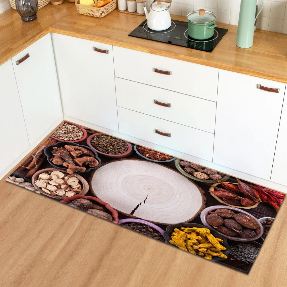 Kitchen PCV Mat Modern Kitchen Rug Entrance Doormat Home Bedroom Living ...