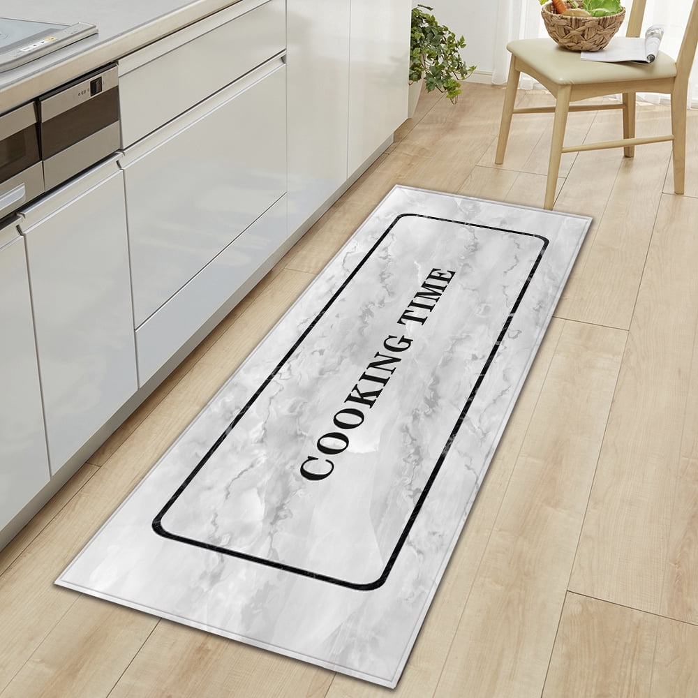 Kitchen PCV Mat Modern Kitchen Rug Home Living Room Bedroom Floor Decor ...