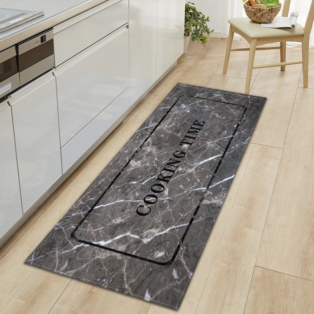 Kitchen PCV Mat Modern Kitchen Rug Home Living Room Bedroom Floor Decor ...