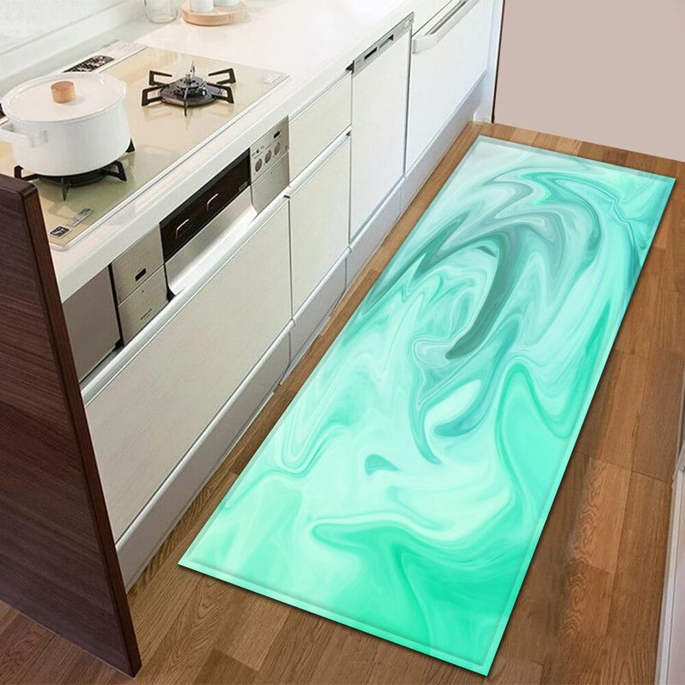 Kitchen PCV Mat Modern Psychedelic Decor Rug Hippie Floor Mat Kitchen ...