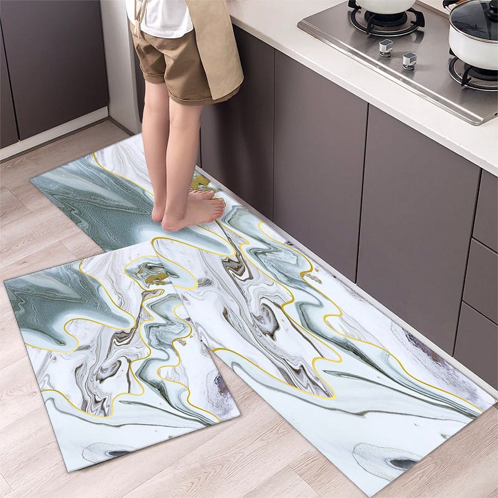 Kitchen PCV Mat Modern for Floor Home Bath Entrance Doormat Living Room ...