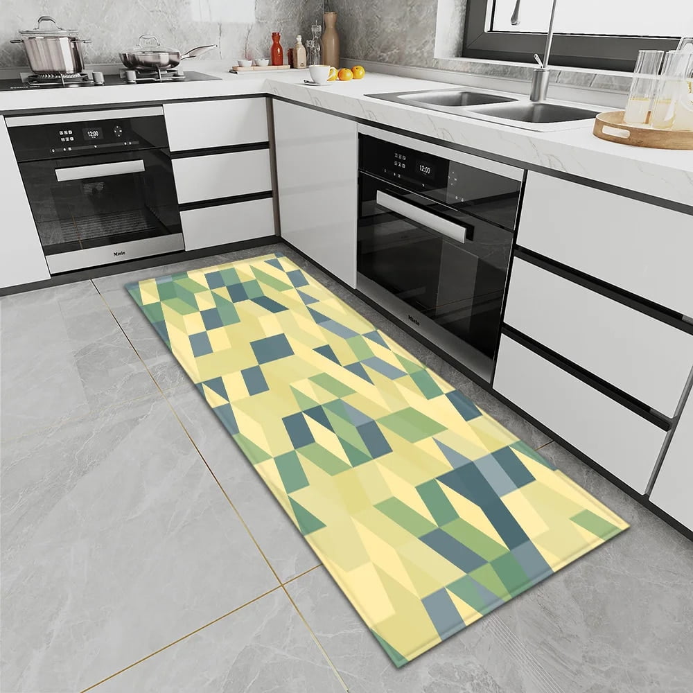Kitchen PCV Mat Modern kitchen door mat decoration bedroom carpet ...