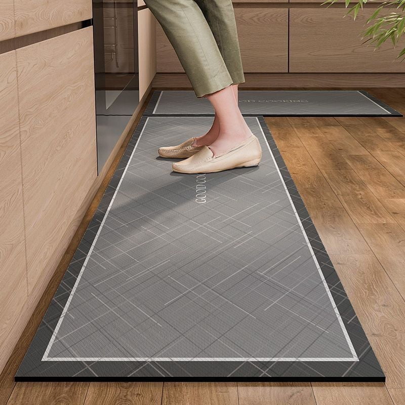 Kitchen PCV Mat New Pad Bath Pad Carpet Bathroom Mats Wipeable Wash ...