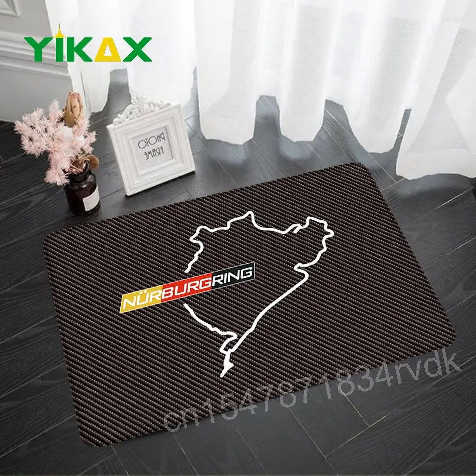 Kitchen PCV Mat Nurburgring Racing Track Road Entrance Doormat Room Mat ...